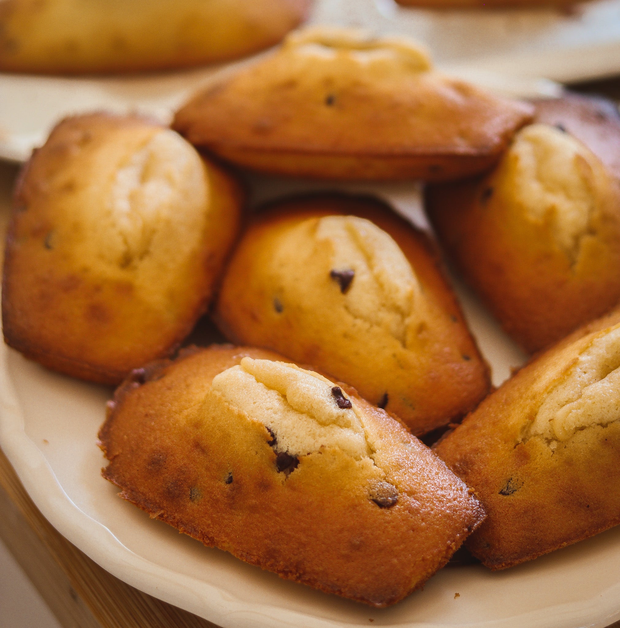 Madeleines aux pépites de chocolat