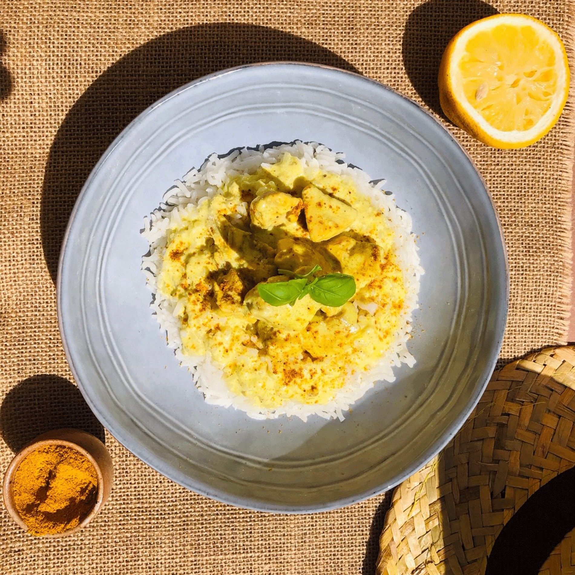 Poulet curry express